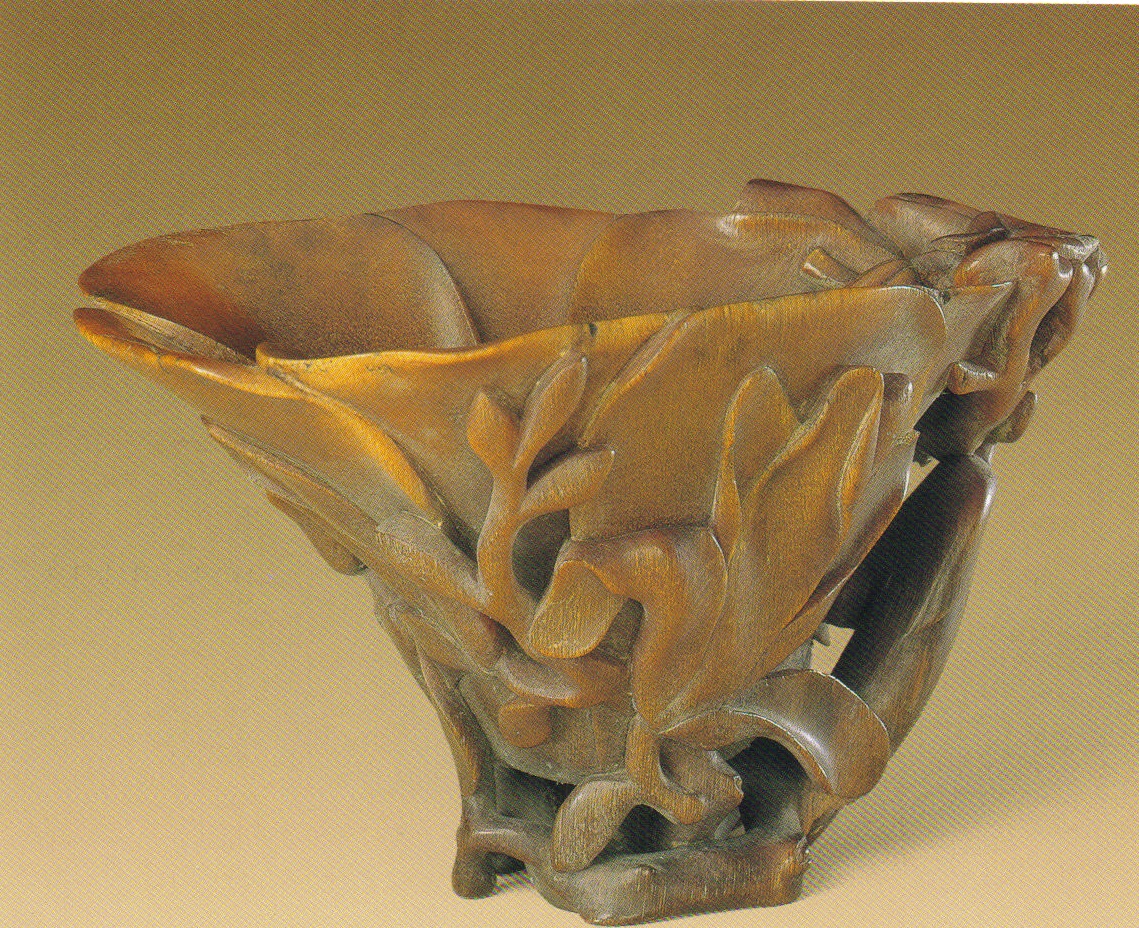 China horn cup — Rhino Resource Center