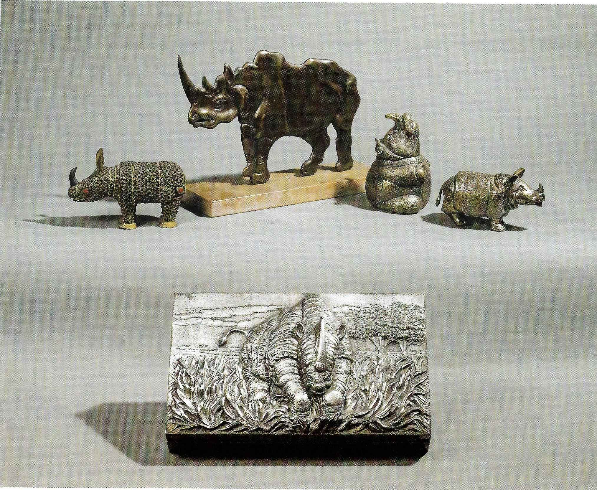 Silver sculptures — Rhino Resource Center